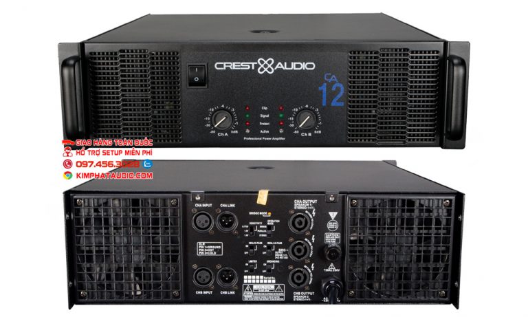 Đẩy Công Suất Crest audio CA12 - Kim Phát Audio