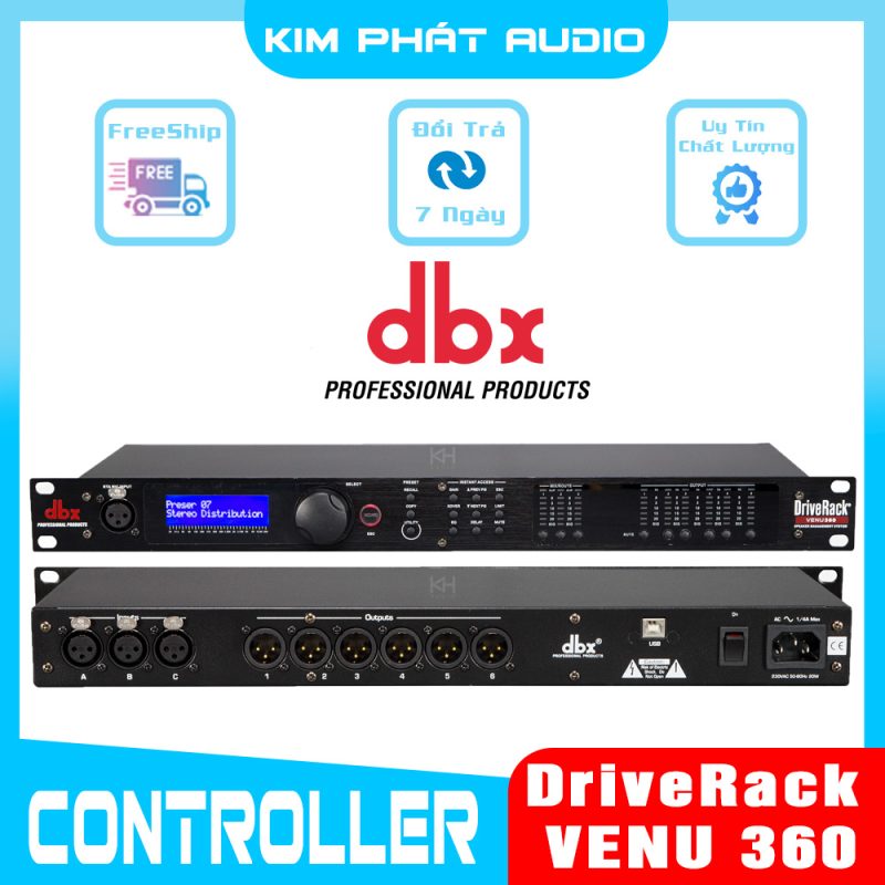 Thiết Bị Xử Lý Tín Hiệu DriverRack DBX VENU360