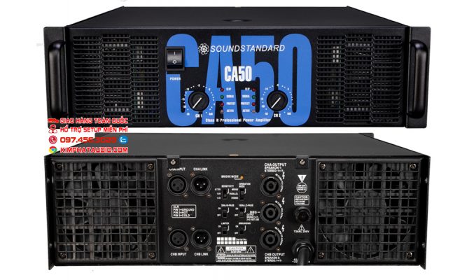 Đẩy Công Suất Soundstandard CA50 - Kim Phát Audio