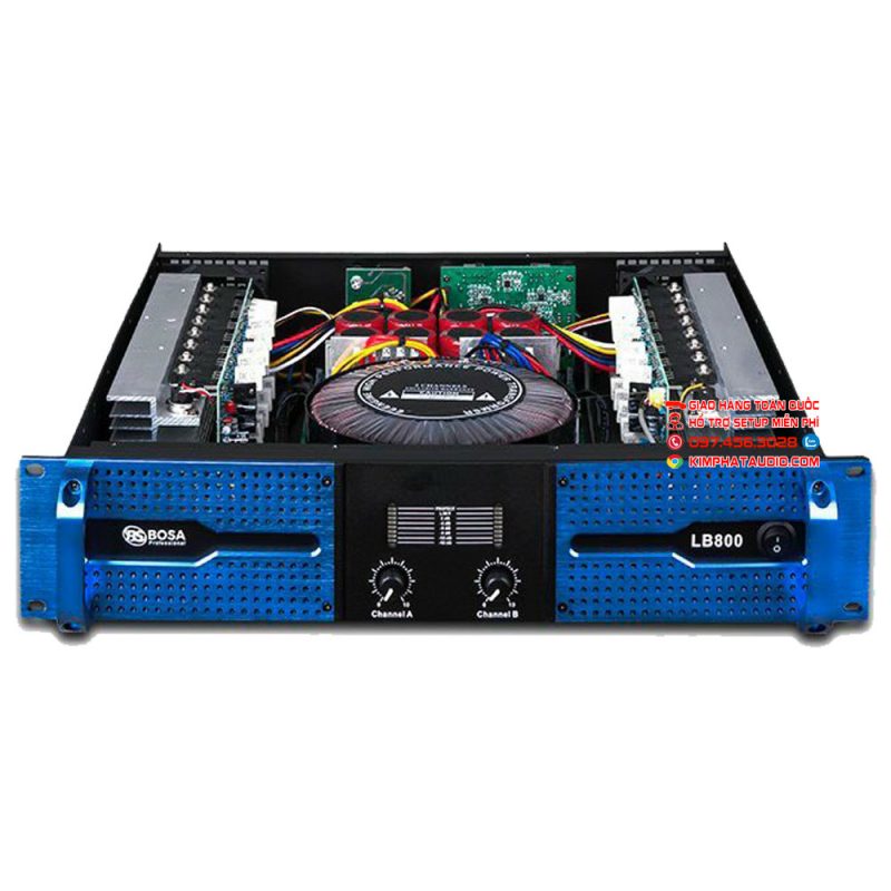 Main Đẩy Công Suất Bosa LB800 - Kim Phát Audio