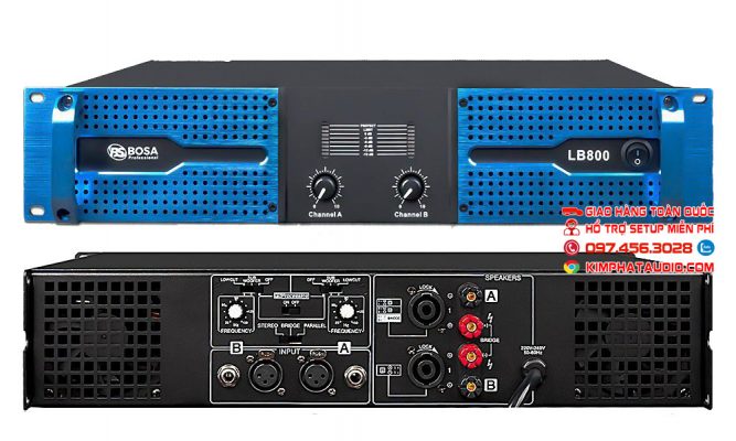 Main Đẩy Công Suất Bosa LB800 - Kim Phát Audio
