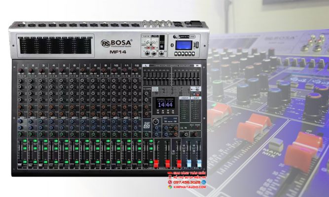 Bàn Mixer Bosa MF14 - Kim Phát Audio