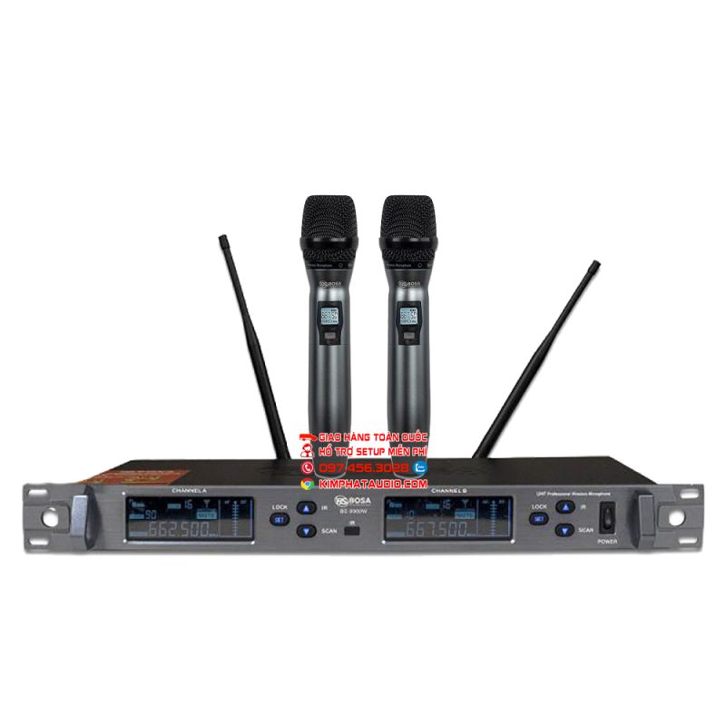 Micro Karaoke Không Dây BOSA 9900W - Kim Phát Audio