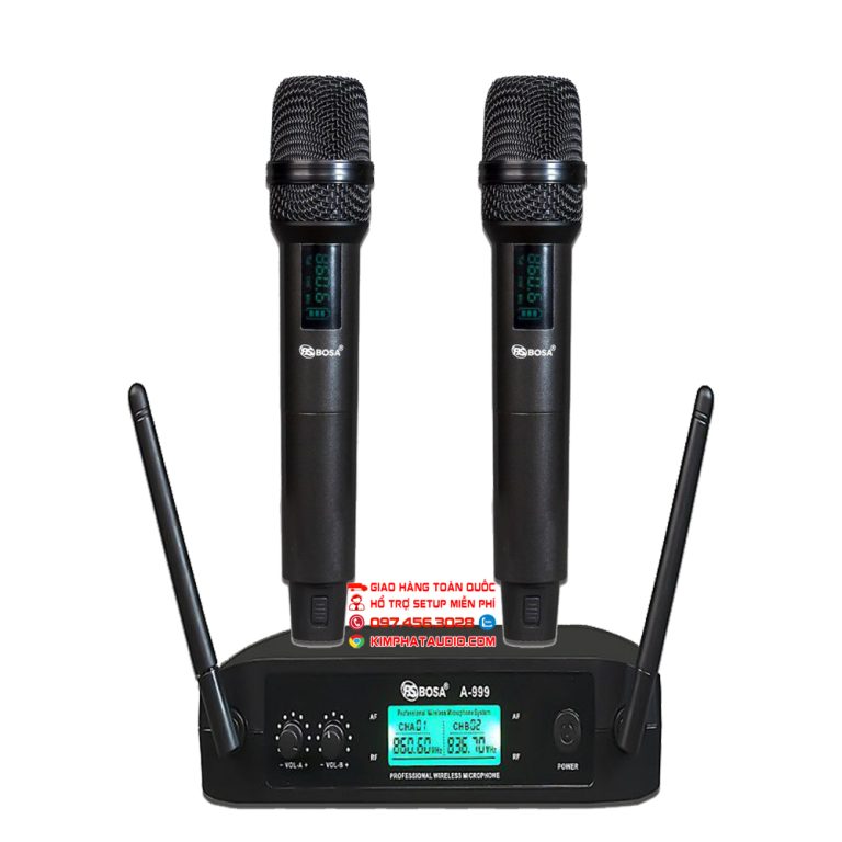 Micro Karaoke Không Dây BOSA A999 - Kim Phát Audio