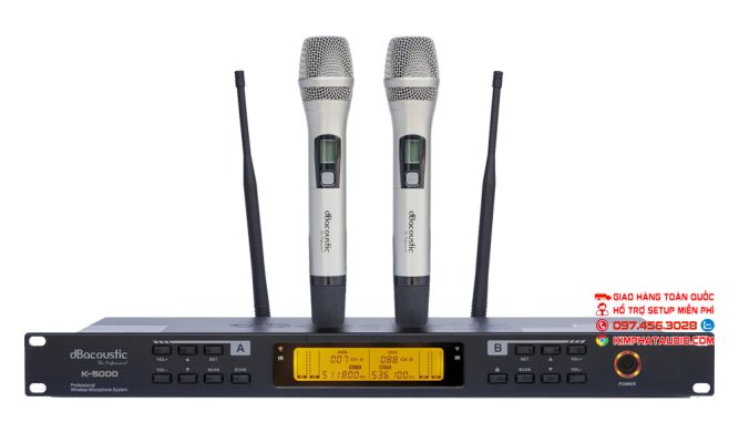 Micro Karaoke Không Dây dBacoustic K5000 - Kim Phát Audio