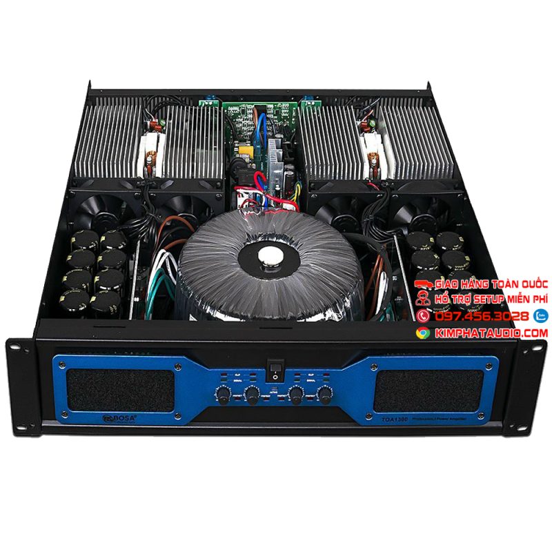 Đẩy Công Suất Bosa TOA1300 - Kim Phát Audio