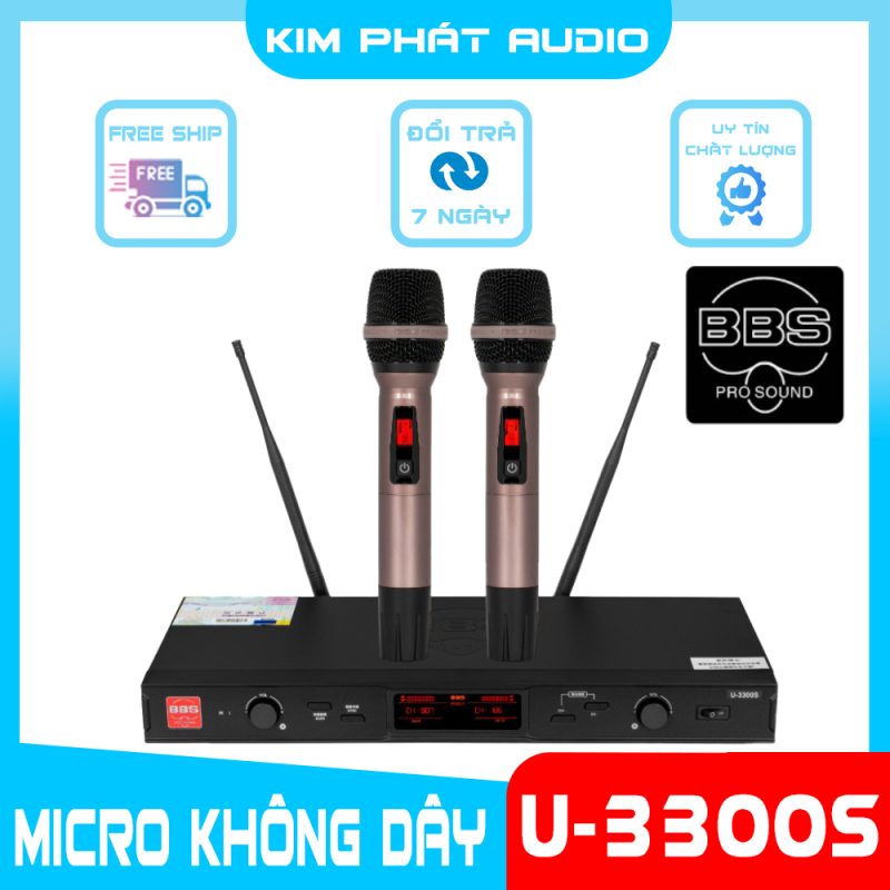 Micro Không Dây BBS U-3300S - Kim Phát Audio