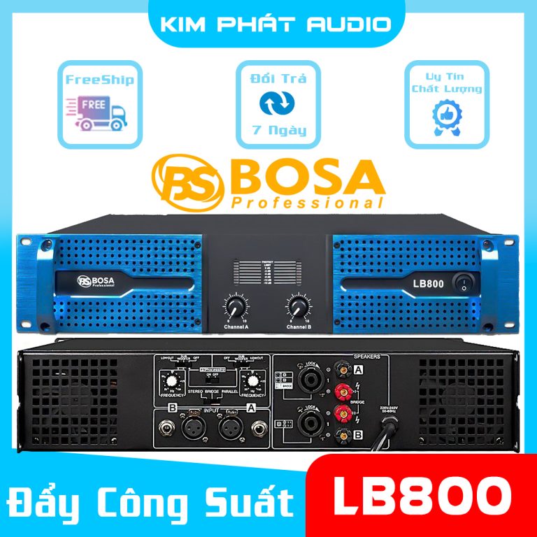 Main Đẩy Công Suất Bosa LB800 - Kim Phát Audio