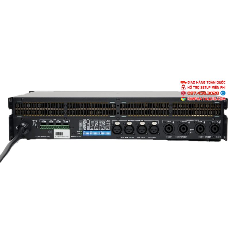 Đẩy Công Suất DBacoustic D4.25 Plus - Kim Phát Audio