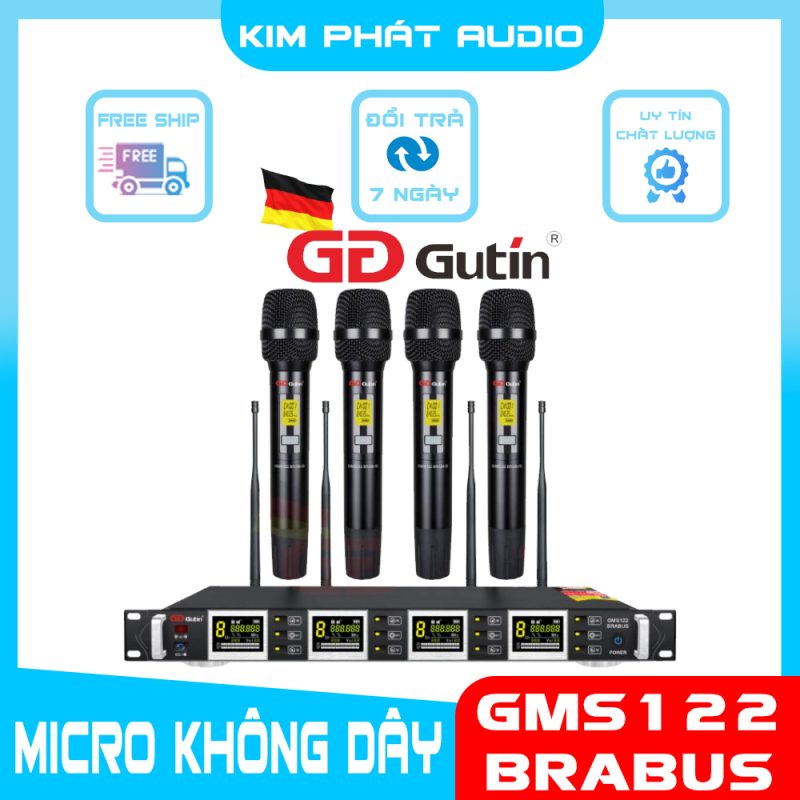 Micro Không Dây Gutin GMS-122 Brabus - Kim Phát Audio